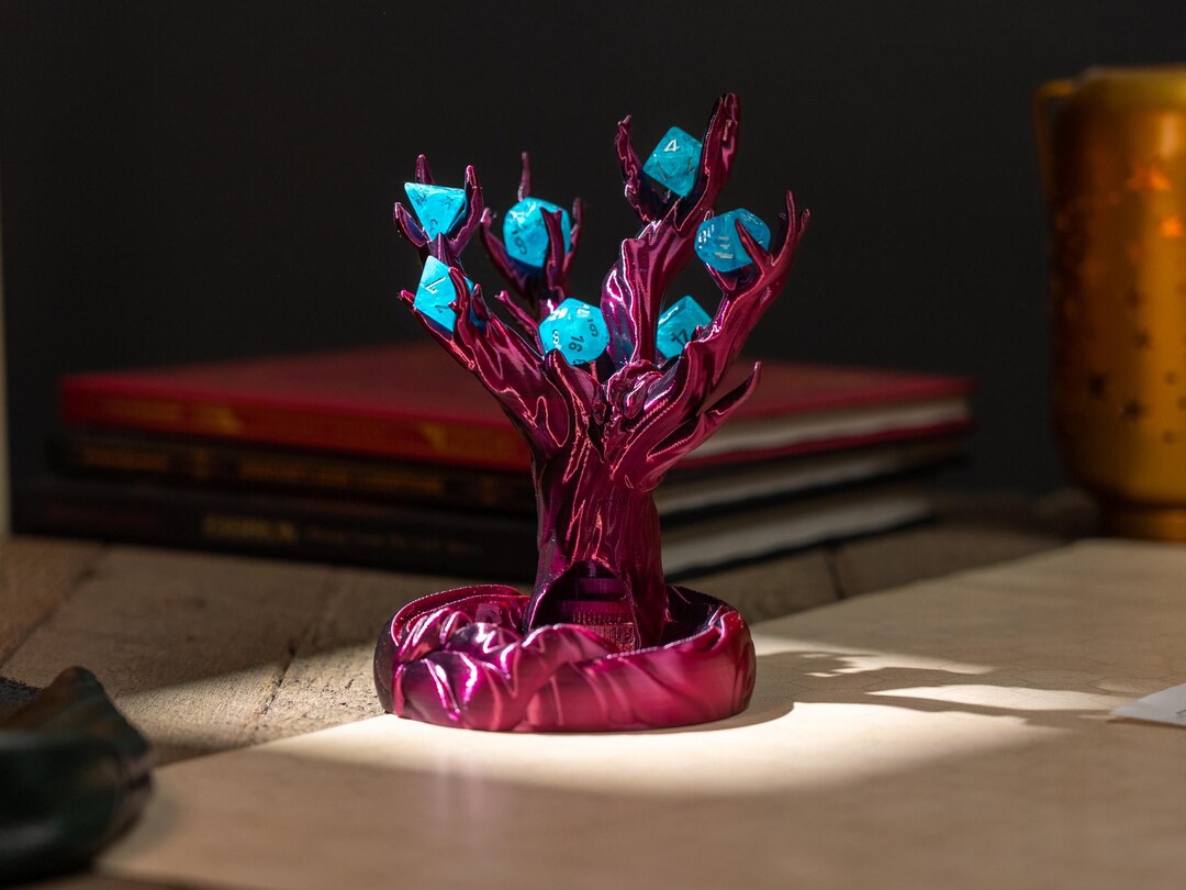 Enchanted Dice Tree Tower & Display – 3D Printed for Dnd, RPG, Tabletop ...