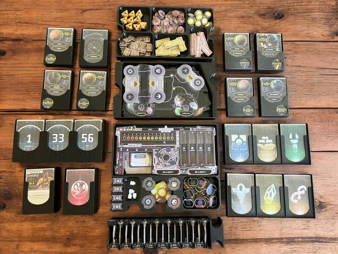 Star Wars Outer Rim Board Game Organizer: Fits Base Game & Unfinished ...