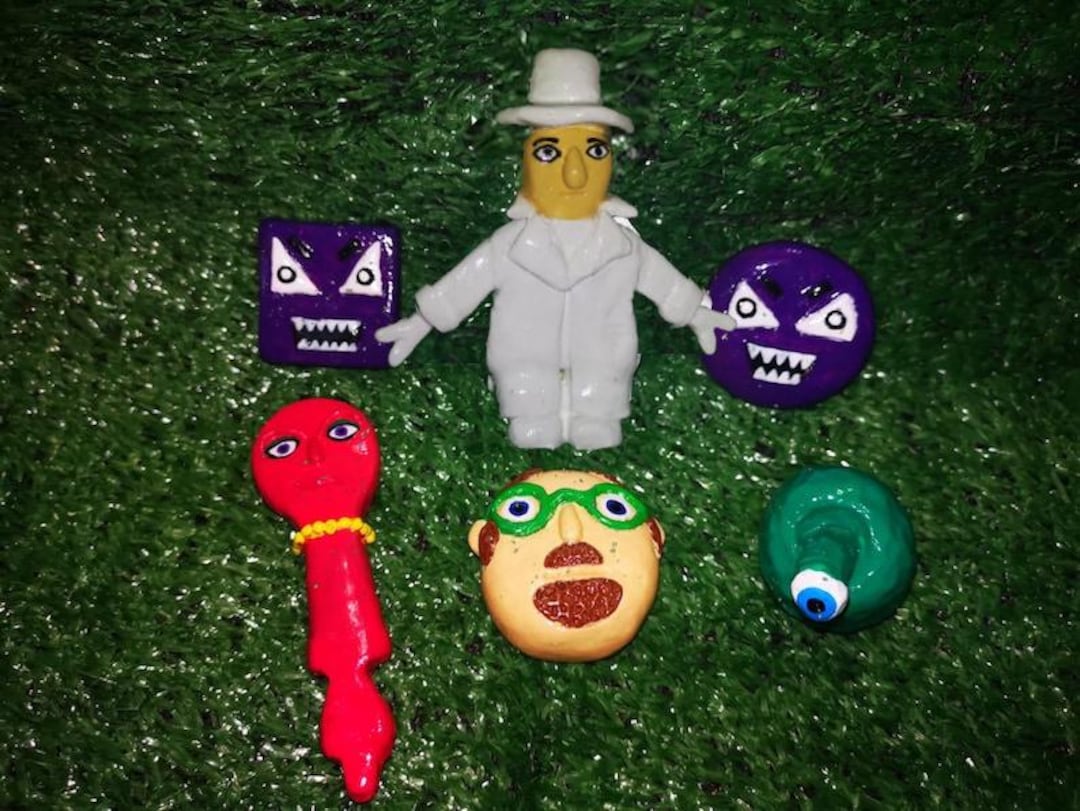 Numberjacks MEANIES Villians Full Figure Toy Set Kids Cake Toppers ...