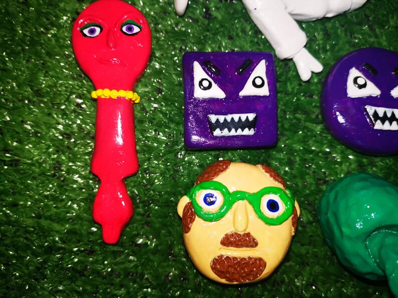 Numberjacks MEANIES Villians Full Figure Toy Set Kids Cbeebies Cartoon ...