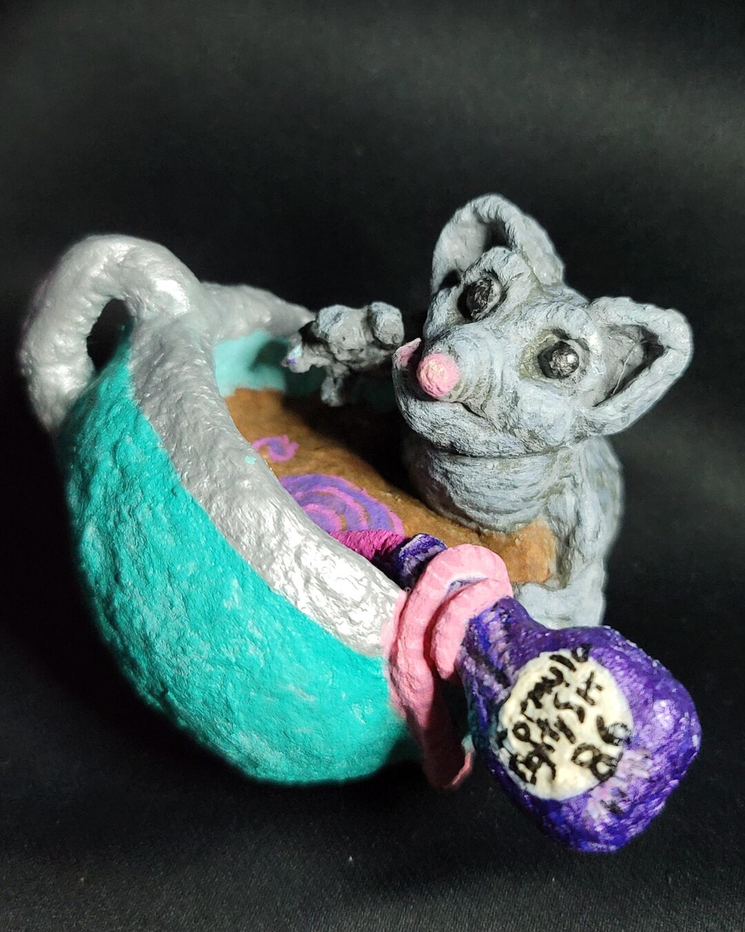 Formula 86 the Witches 1990 Film Figurine Mouse and Teacup - Etsy