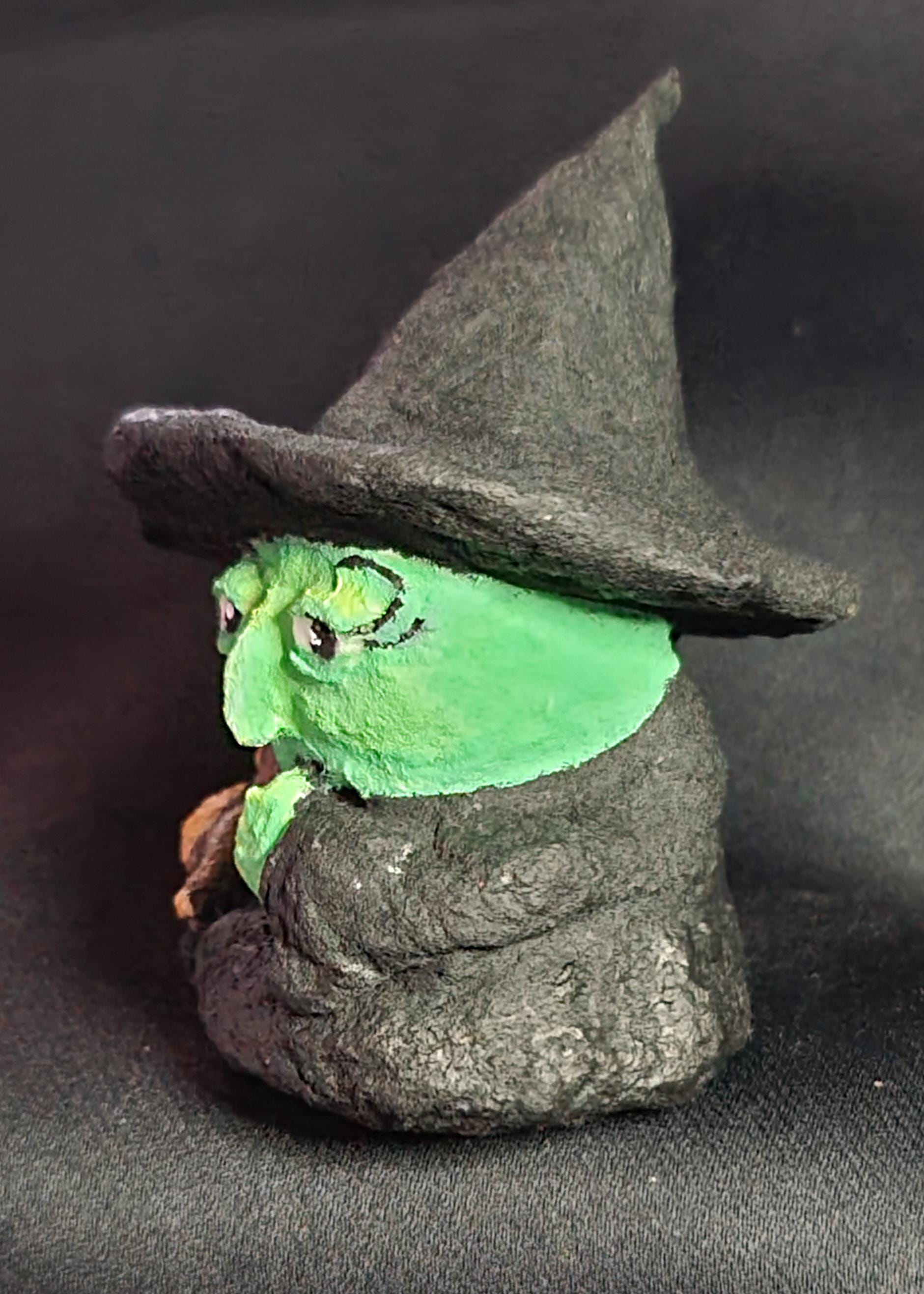 Baby Baddies: Elphaba - Mini Halloween Sculpture - Palm-size Baby Green ...