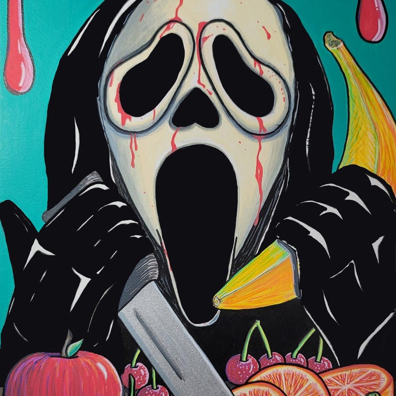 Ghostface Painting - Etsy