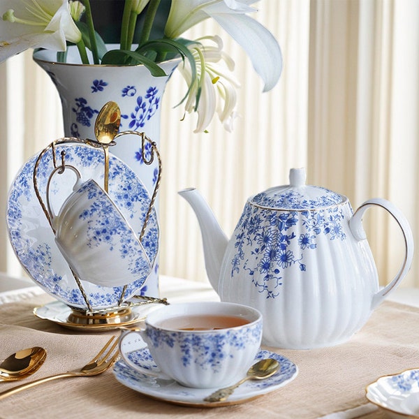 Ceramic Afternoon Tea Set - Etsy