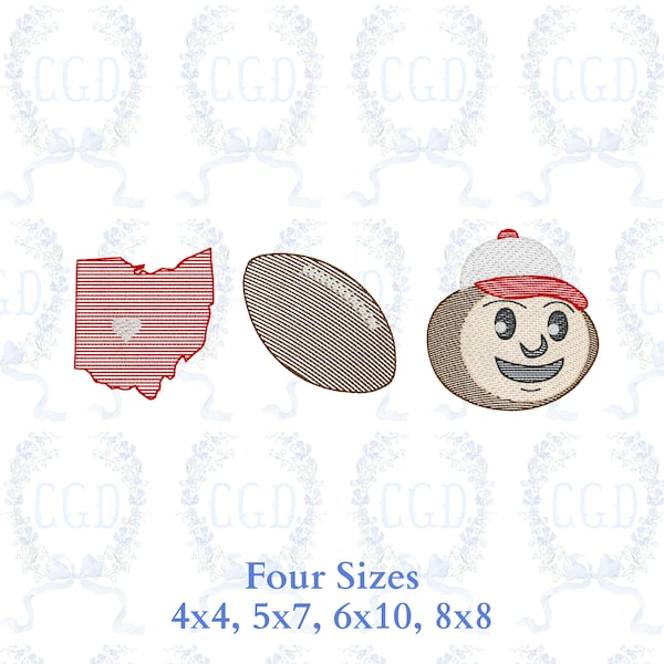 Buckeyes Embroidery - Etsy