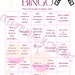 Bar Crawl Bingo Bachelorette Birthday Party Girls Night Out Scavenger ...