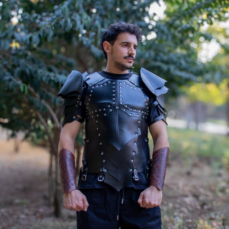 Leather Armor Men - Etsy