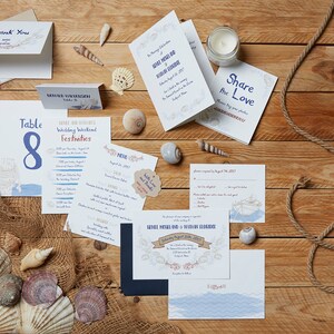 Beach Theme - Coastal Theme - Dinner Menu - Lobster - Coastal Party ...