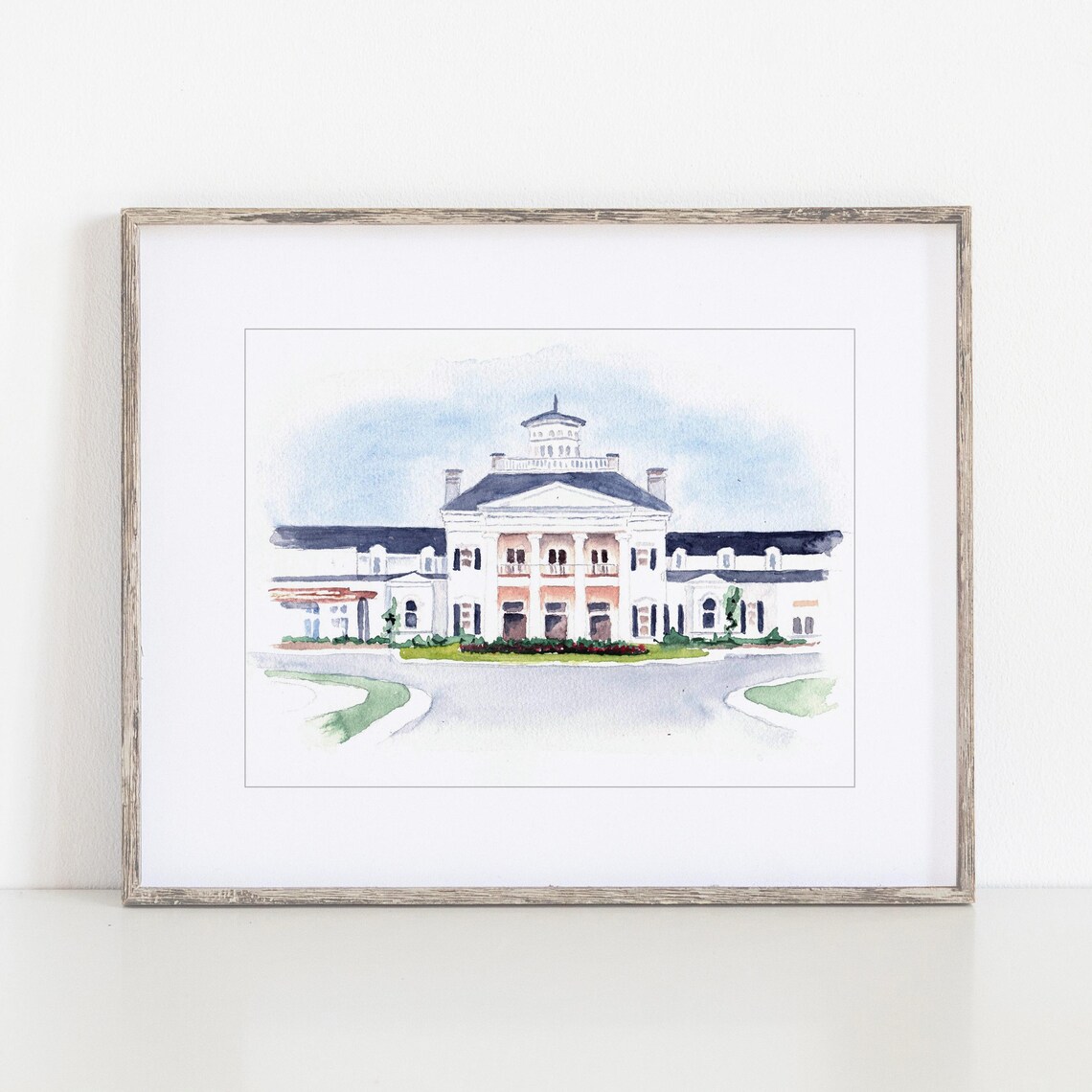 Huntsville Botanical Garden, Watercolor Art Print, 8x10", Huntsville ...