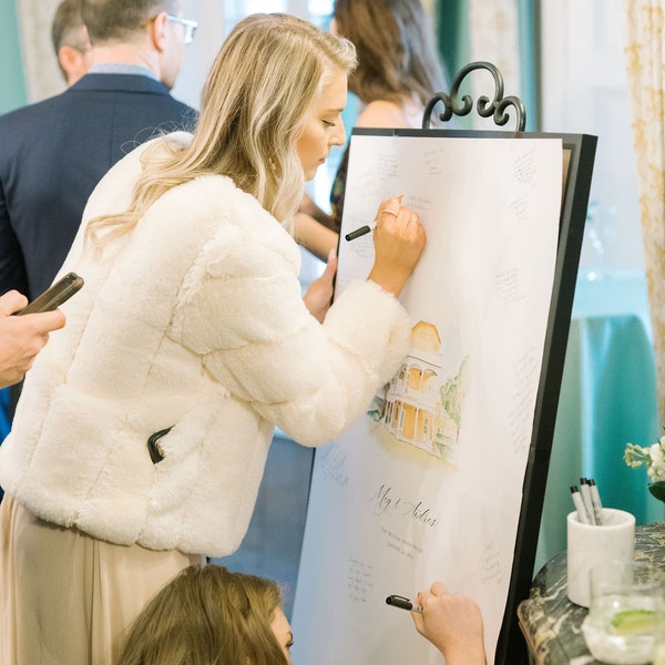 Guest Book Poster - Etsy