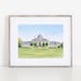 The Olana, Watercolor Art Print, 8x10" 11x14" Hickory Creek, Texas ...