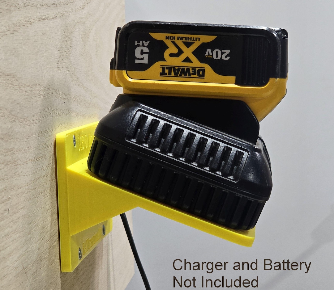 Wall Mount for Dewalt DCB101 Battery Charger - Etsy