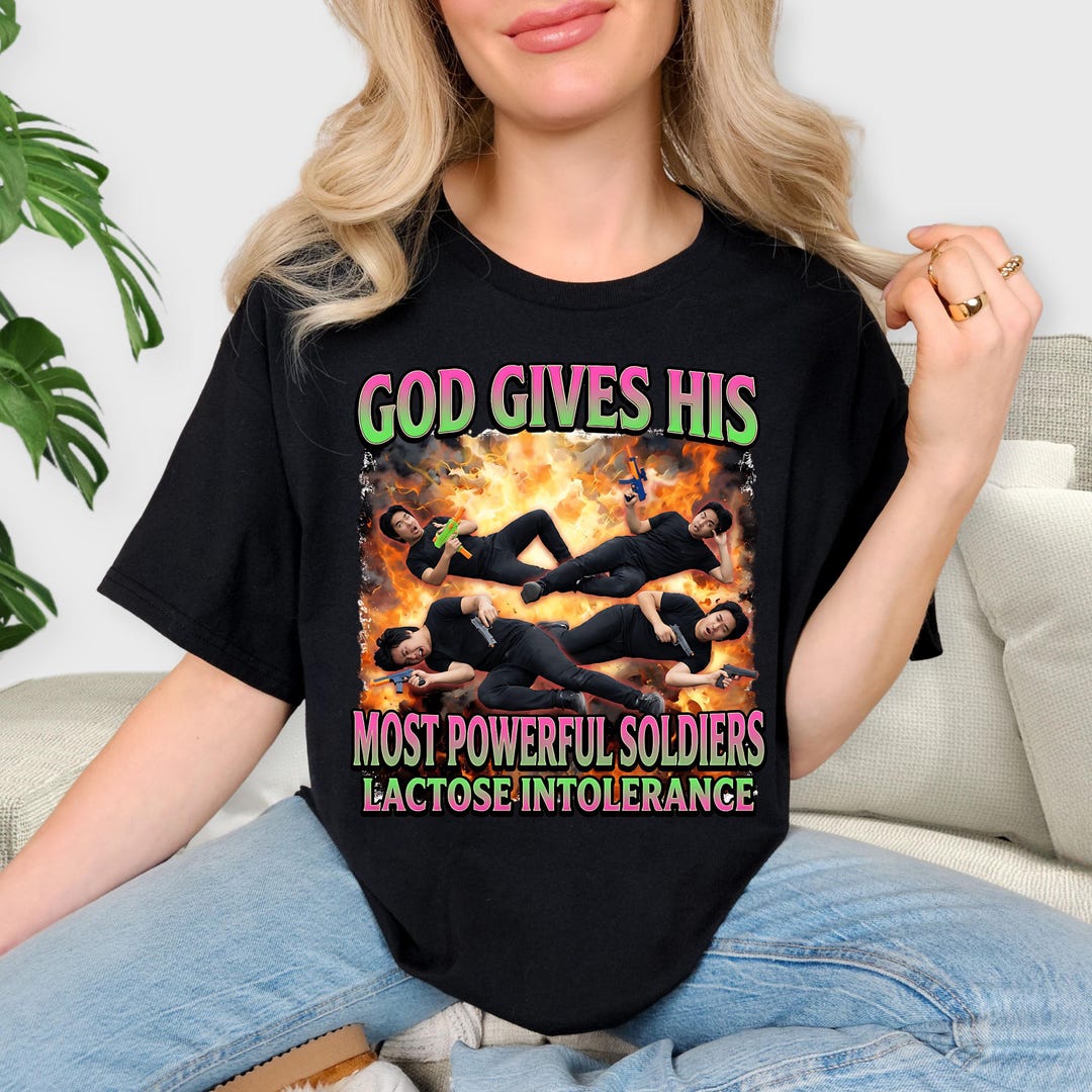 Lactose Intolerance Meme Shirt, Funny Stomach Pain Tee, Comfort Colors ...