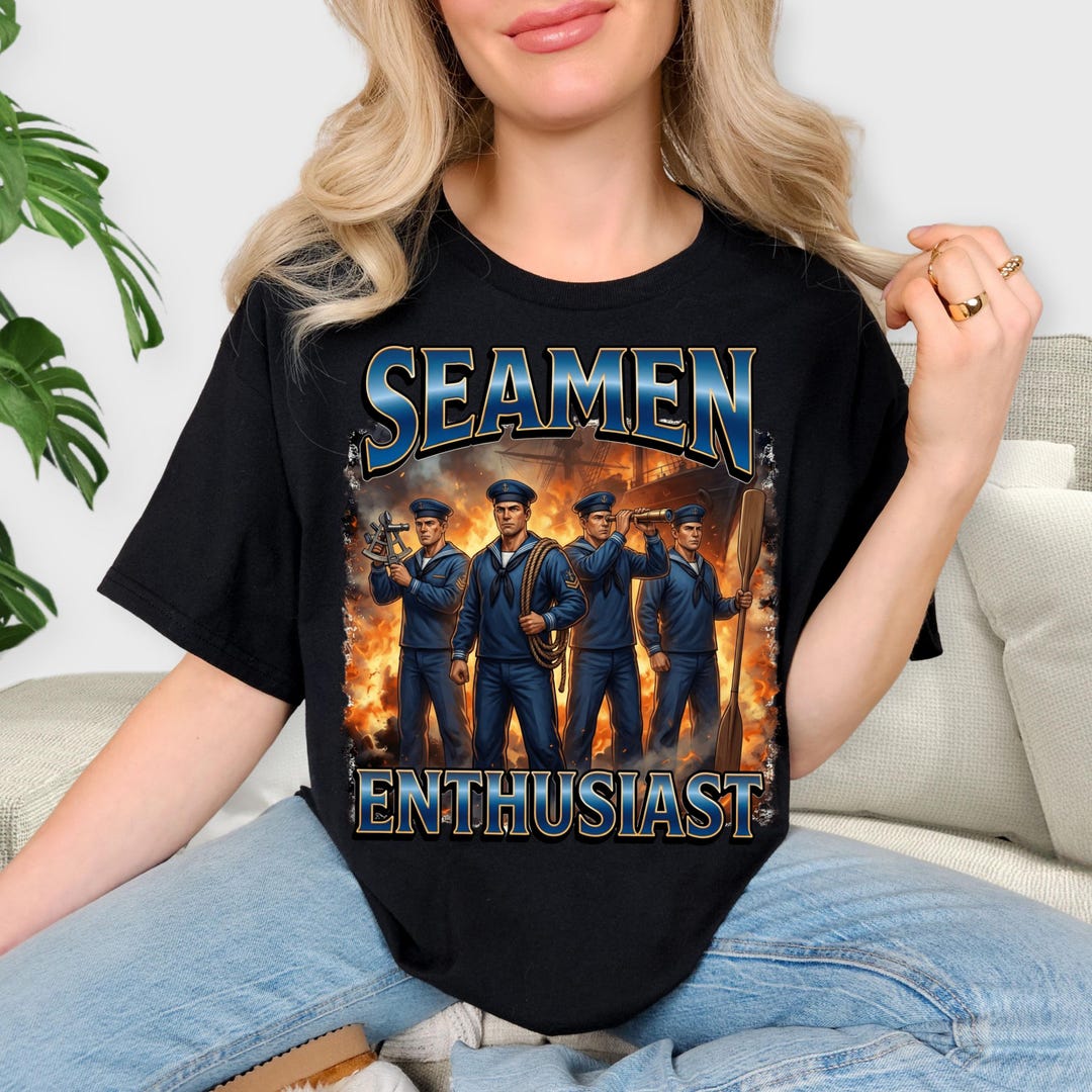 Seamen Enthusiast Meme Shirt, Funny Navy Joke Tee, Comfort Colors Shirt ...