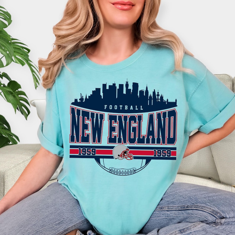 New England Patriots Football Shirt, Pat Patriot Mascot Tee, Vintage ...