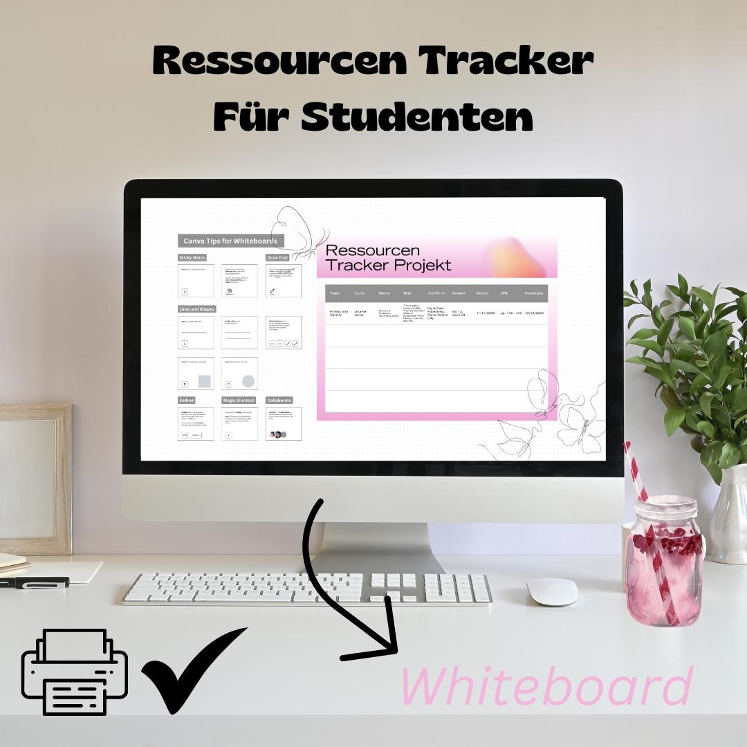 Resource Tracker for Students / Whiteboard - Etsy
