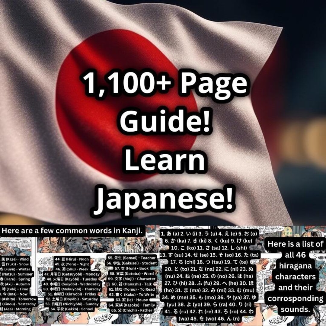 1100+ Page PDF to Learn Japanese: E-books for Beginners, Intermediates ...