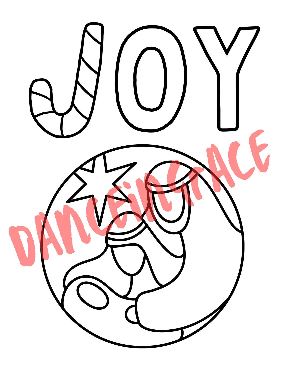 Christian Christmas Printable Coloring Pages - Etsy