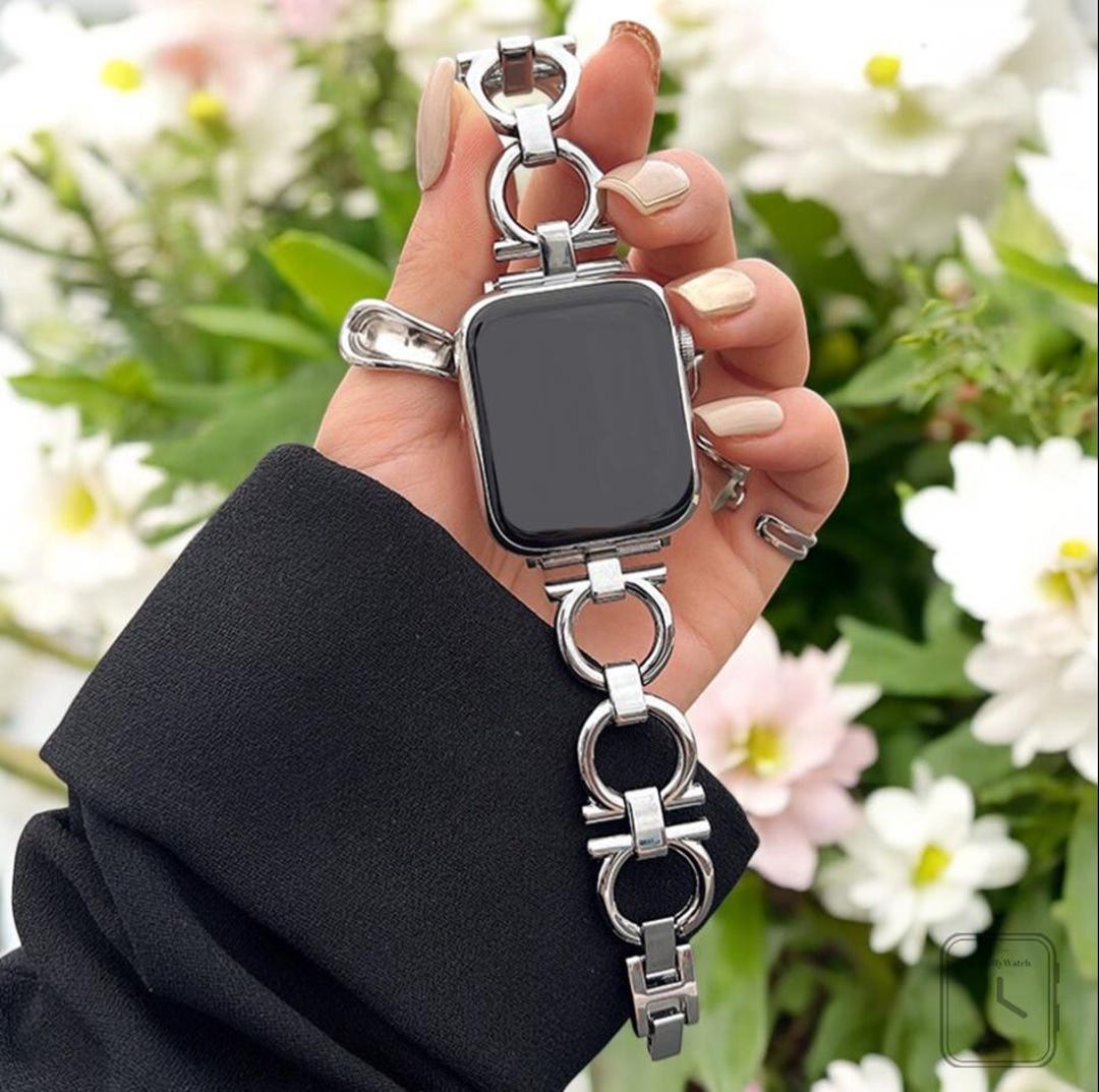 Luxury Metal Strap Band for Apple Watch Ultra 8/7/6 SE 49mm-38mm ...