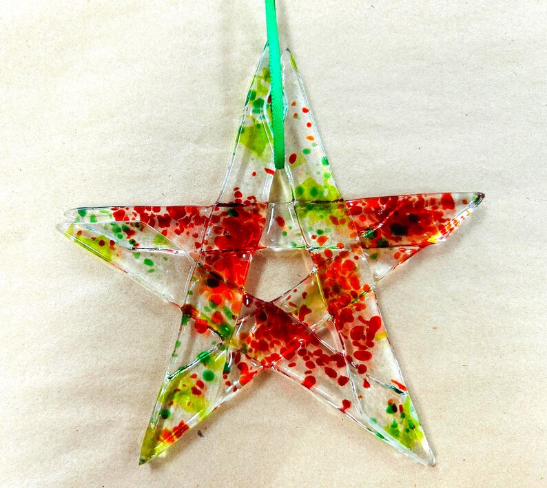 Fused Glass STAR - Etsy