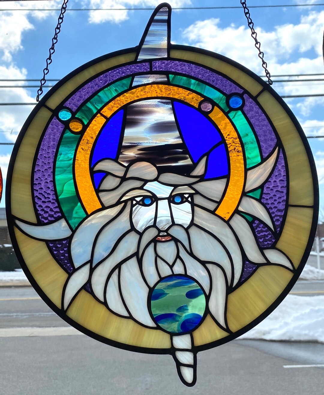 Wizard in Stained Glass - Etsy