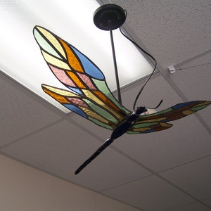 Dragonfly Hanging Light - Etsy