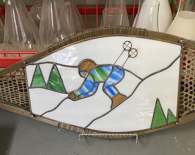 Stained Glass Cabin in the Woods Snowshoe - Etsy Canada