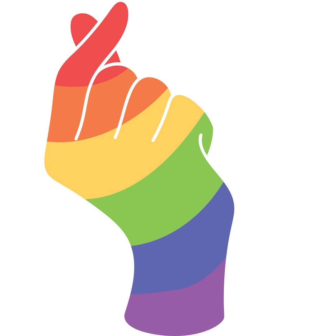 Rainbow Pride Hand: PES SAF TIF Embroidery File - Etsy