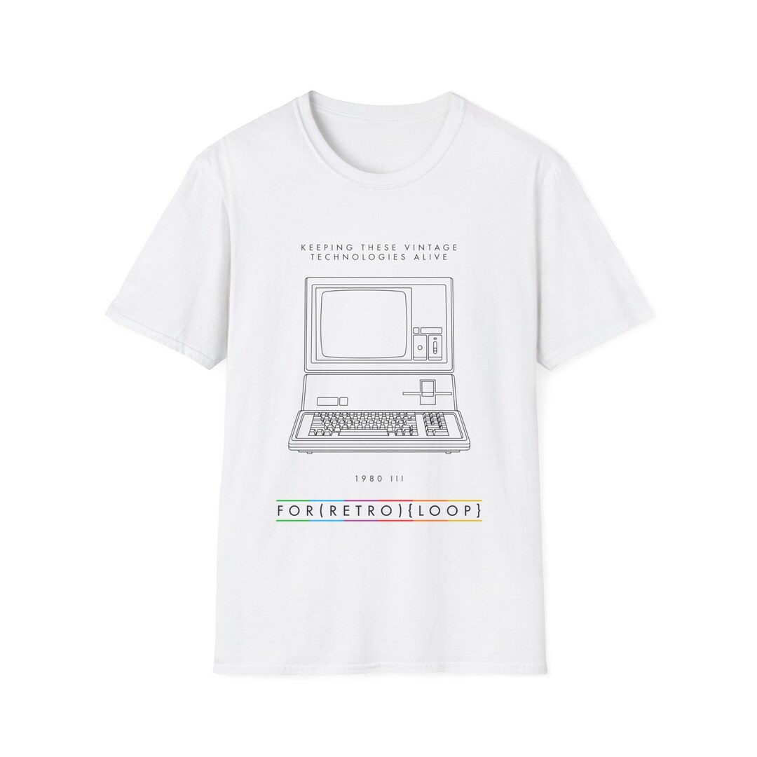 1980 Computer III - Classic Computer Hardware - Unisex Softstyle T ...