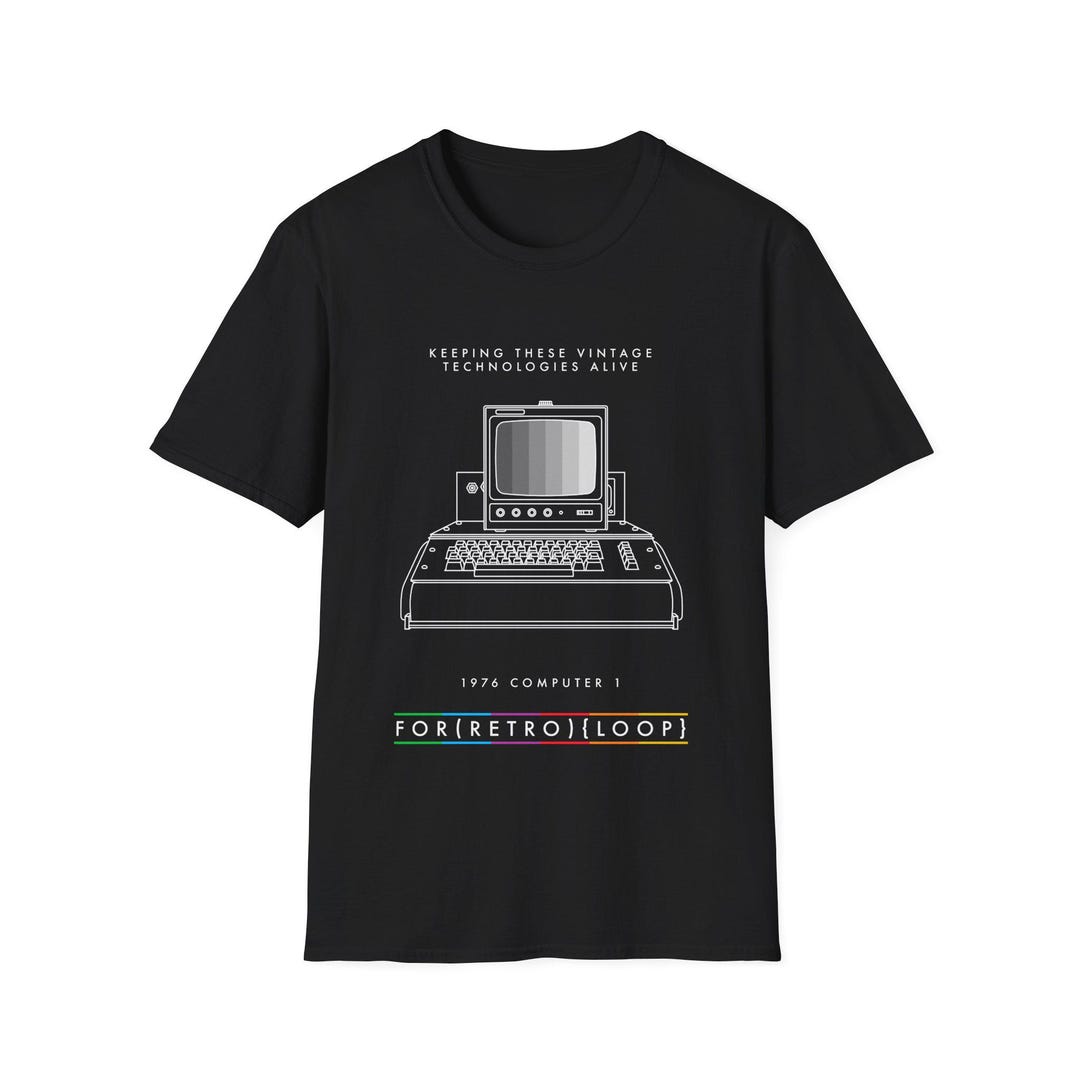 1976 Computer 1 - Classic Computer Hardware - Unisex Softstyle T-shirt ...