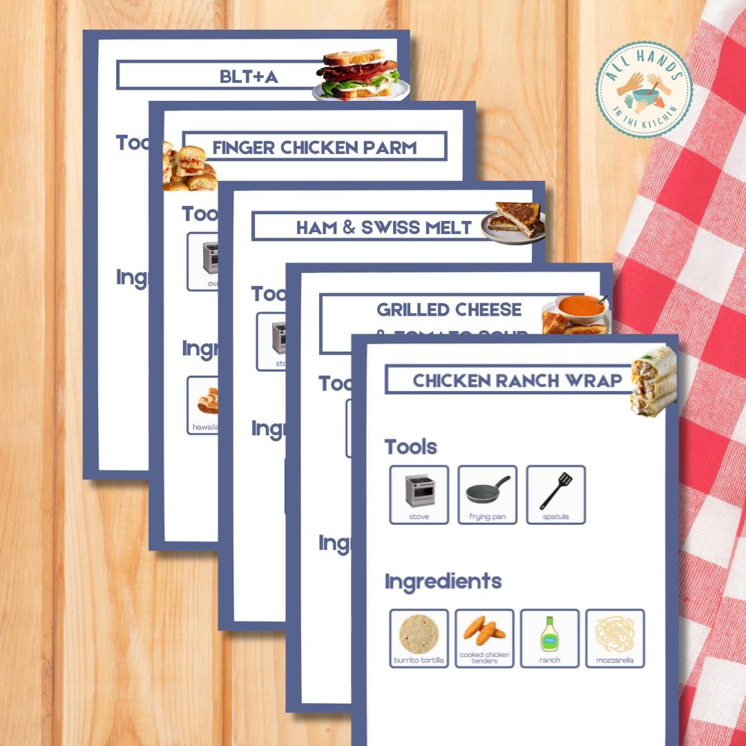 Visual Recipe Cookbook Sandwiches | 5 Easy, Family-friendly, Toddler ...