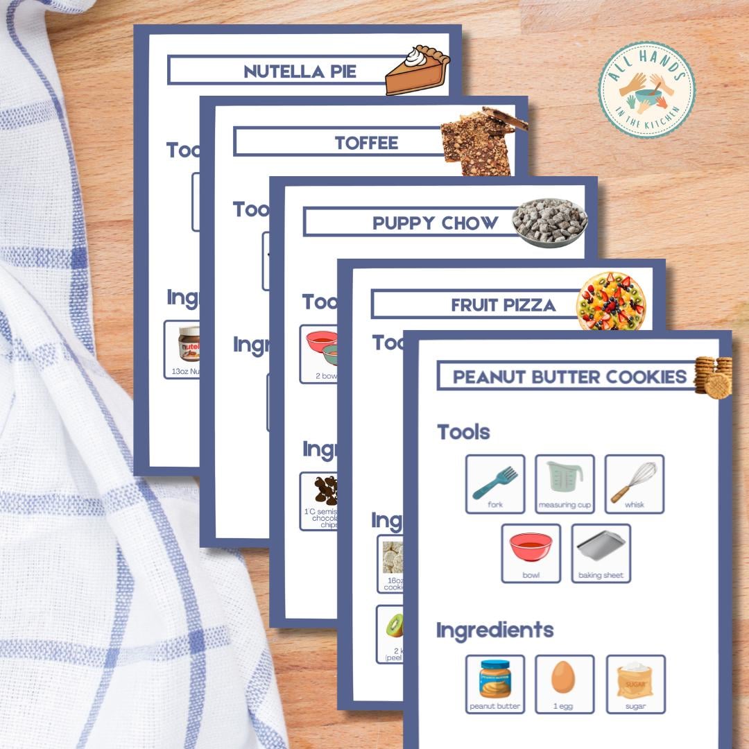 Dessert Visual Recipe Cookbook | 5 Easy, Family-friendly, Toddler ...
