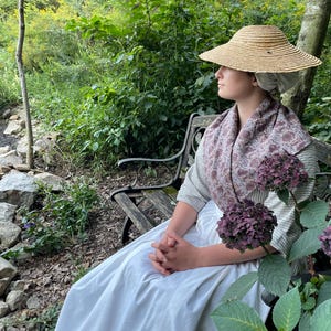 Colonial 18th Century Kerchief Fichu - Etsy