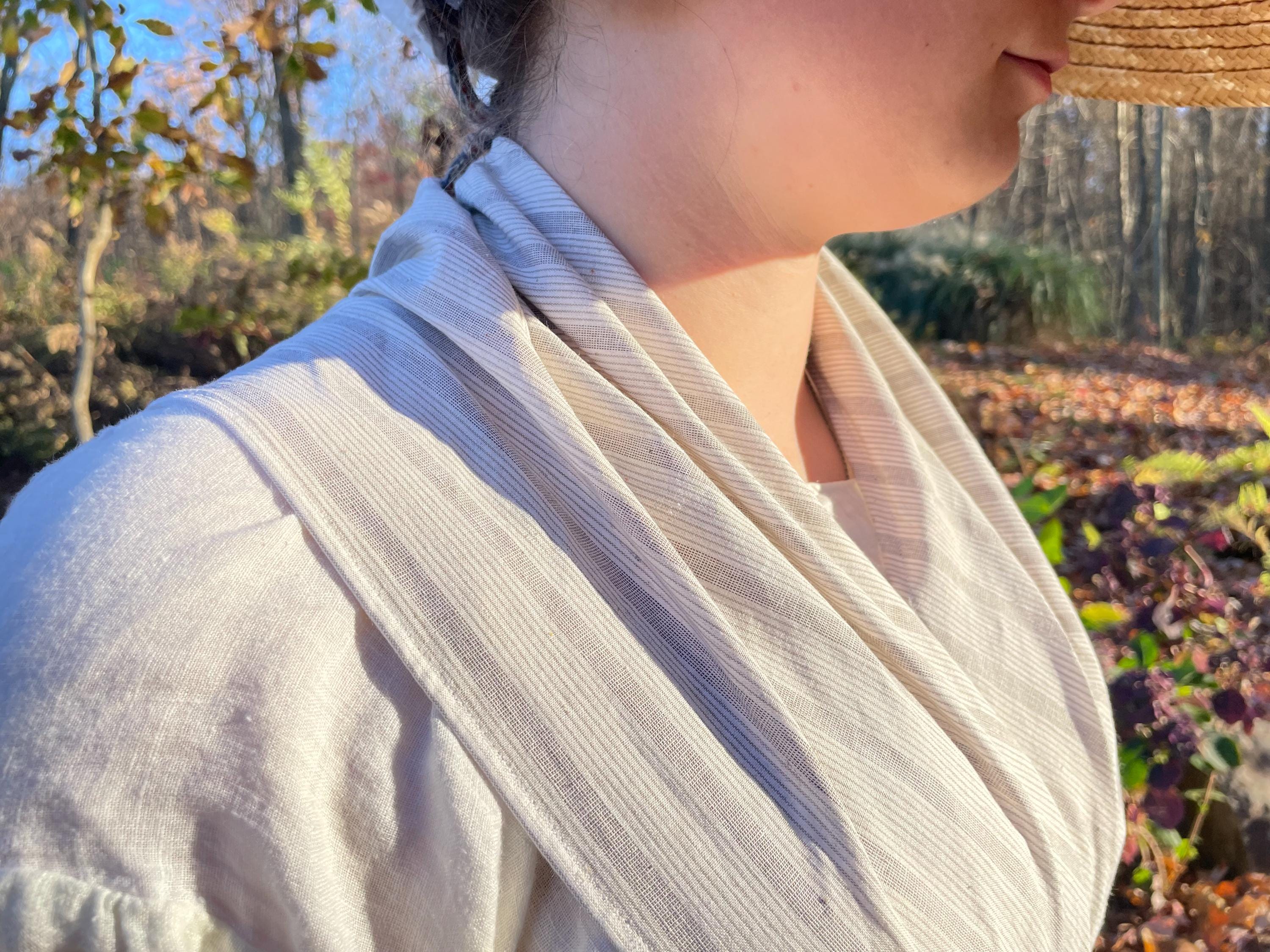 18th Century Fichu Colonial Triangle Kerchief - Etsy