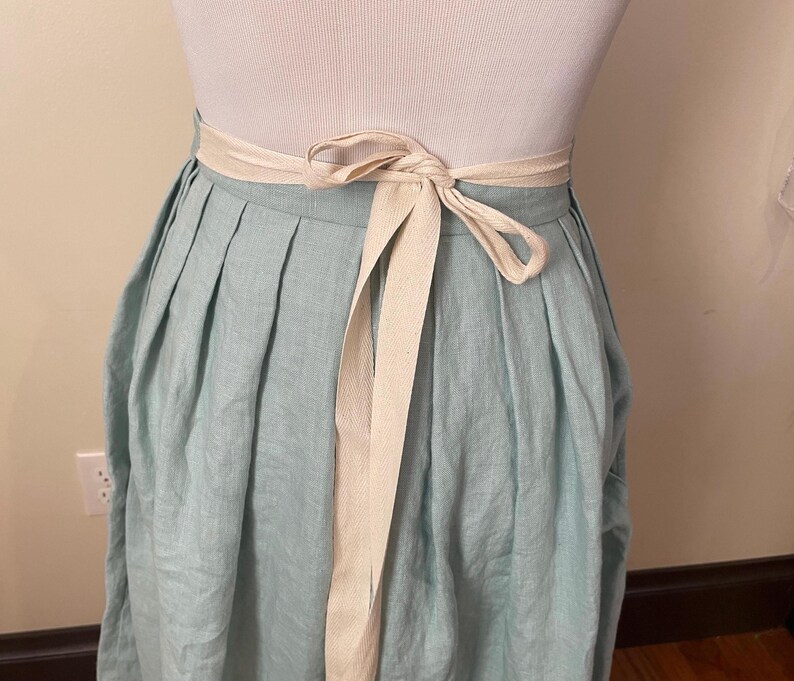 Linen Petticoat 18th Century Petticoat Women’s Colonial Skirt Semi Hand ...