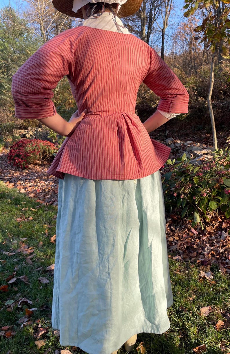 Linen Petticoat 18th Century Petticoat Women’s Colonial Skirt Semi Hand ...