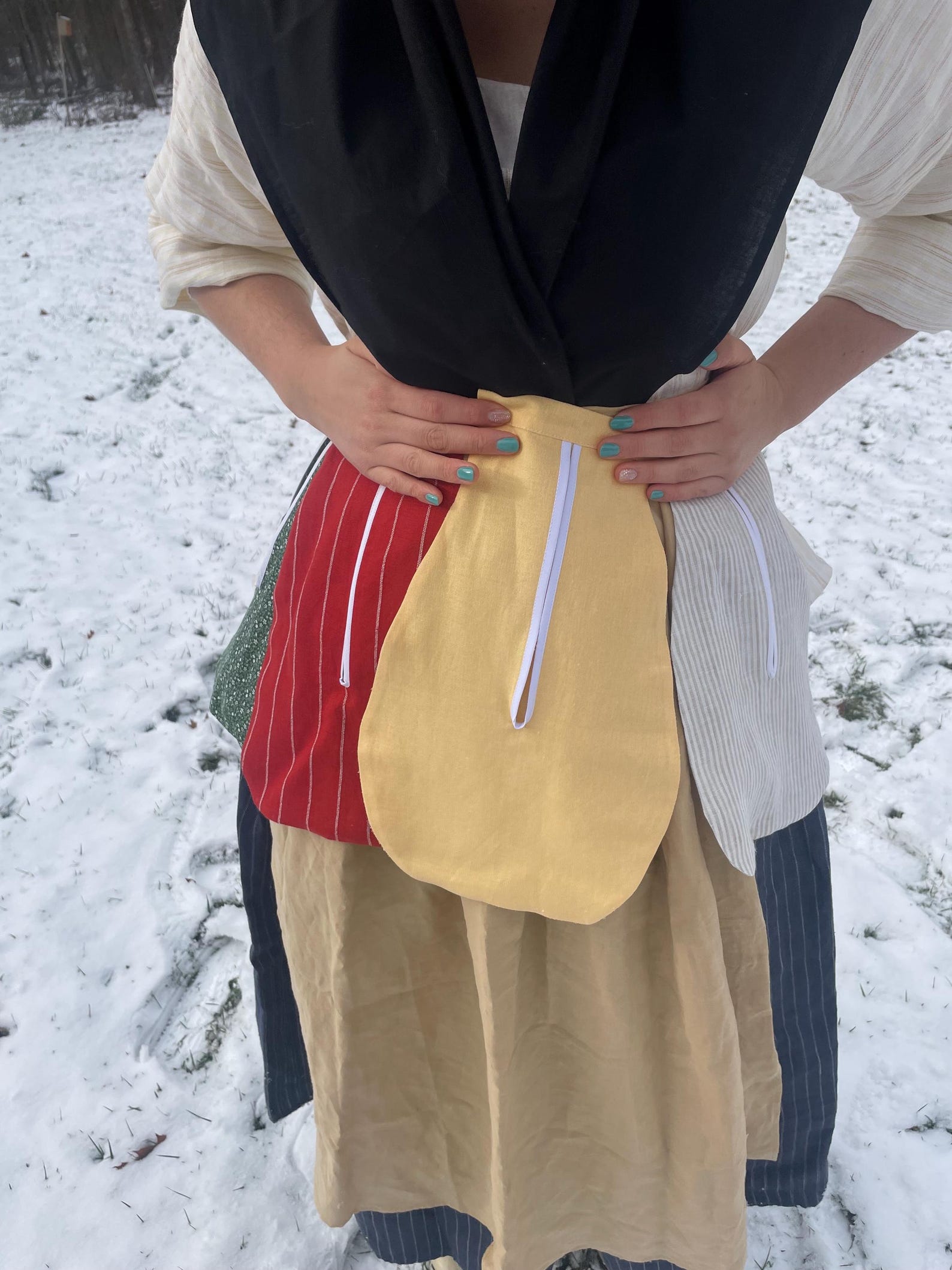 Colonial Tie on Pocket - Etsy