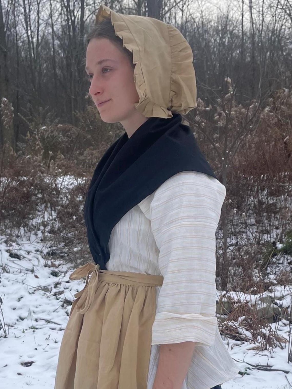 18th Century Fichu Colonial Triangle Kerchief - Etsy