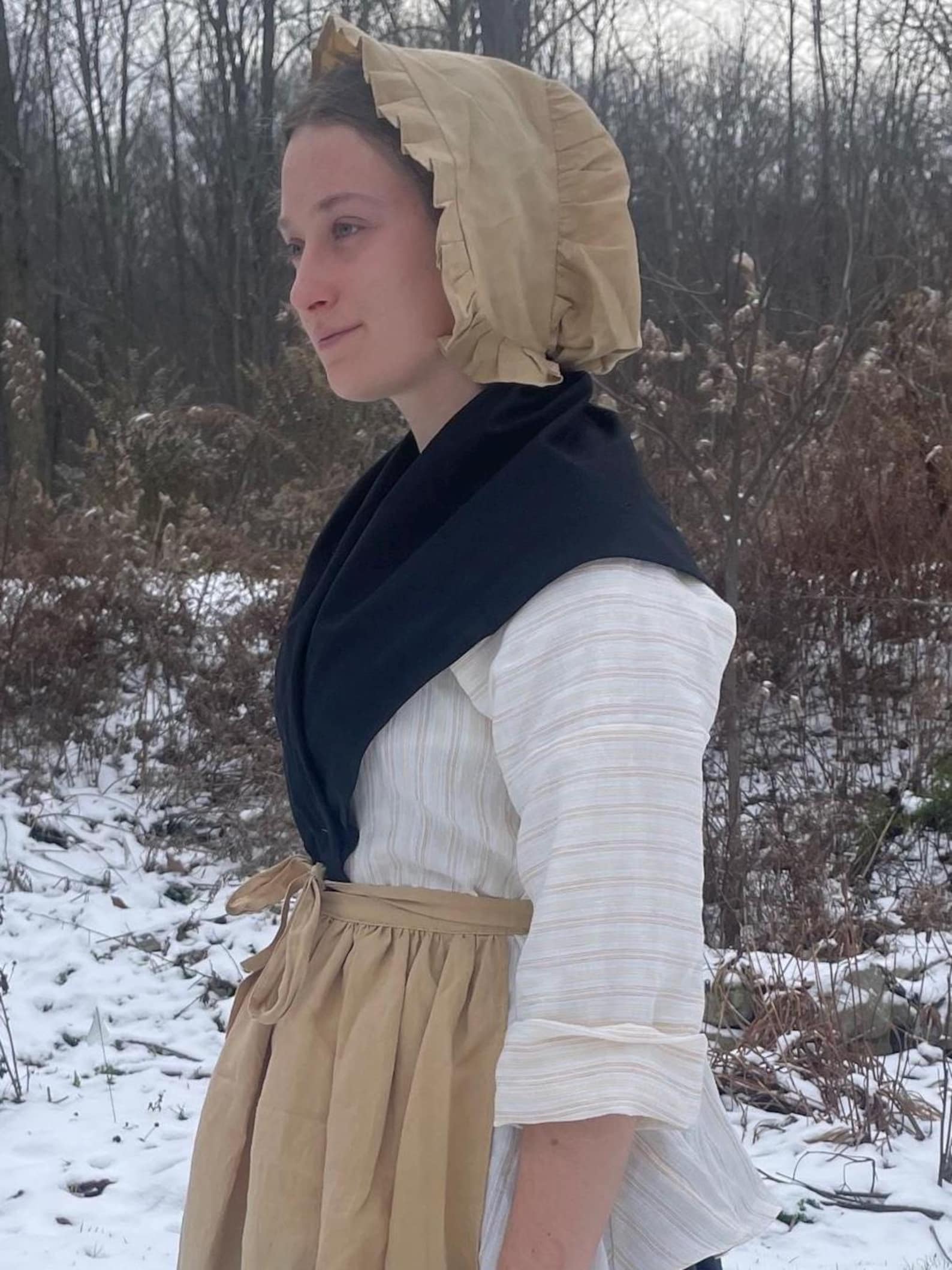 18th Century Fichu Colonial Triangle Kerchief - Etsy