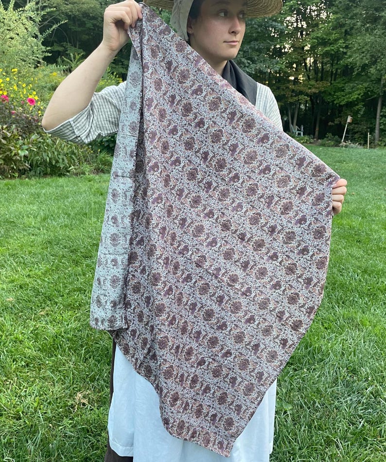 Colonial 18th Century Kerchief Fichu - Etsy
