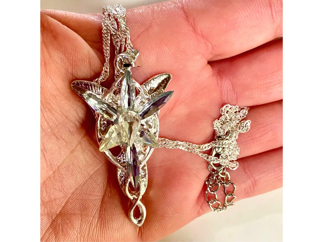 Arwen Evenstar Necklace, Elf Star Necklace, Choker Jewelry, Gift for ...