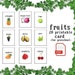 20 Fruits Flashcards | Fruits Flashcard | Montessori Flashcards | Pre ...