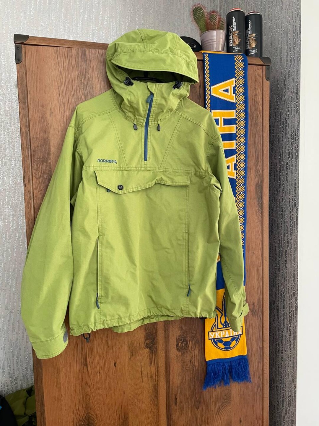 Norrona Svalbard Anorak Jacket M Size Green Gorpcore Vintage Streetwear ...