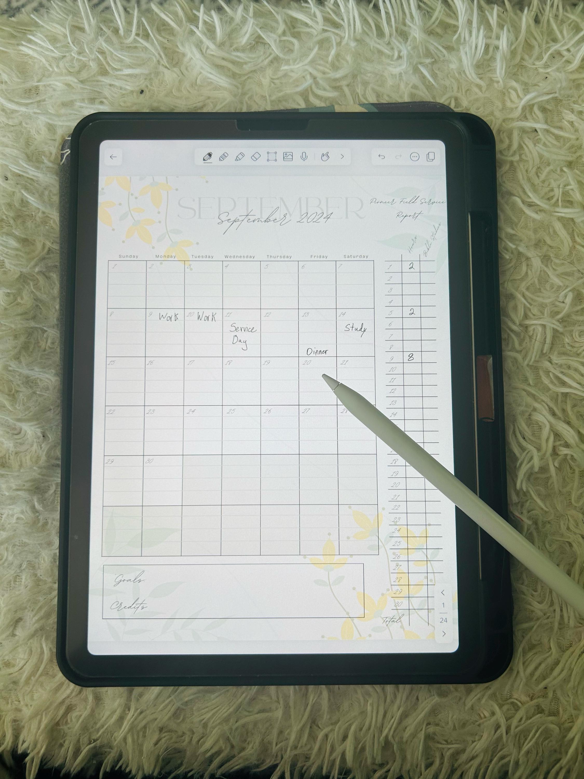 JW Pioneer Planner Floral 2024/2025 - Etsy