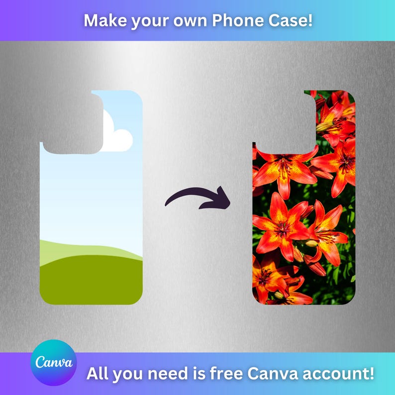 Canva iPhone Case Templates: Drag & Drop Mockups (digital Download) - Etsy