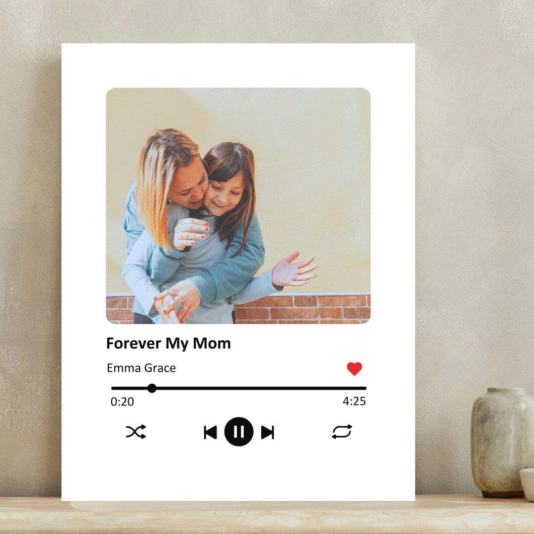 Mom & Kids Printable Digital Art • Minimalist Gift Card for Mom ...