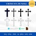Cross SVG Bundle, Cross Outline Svg, Svg Files for Cricut, Digital ...