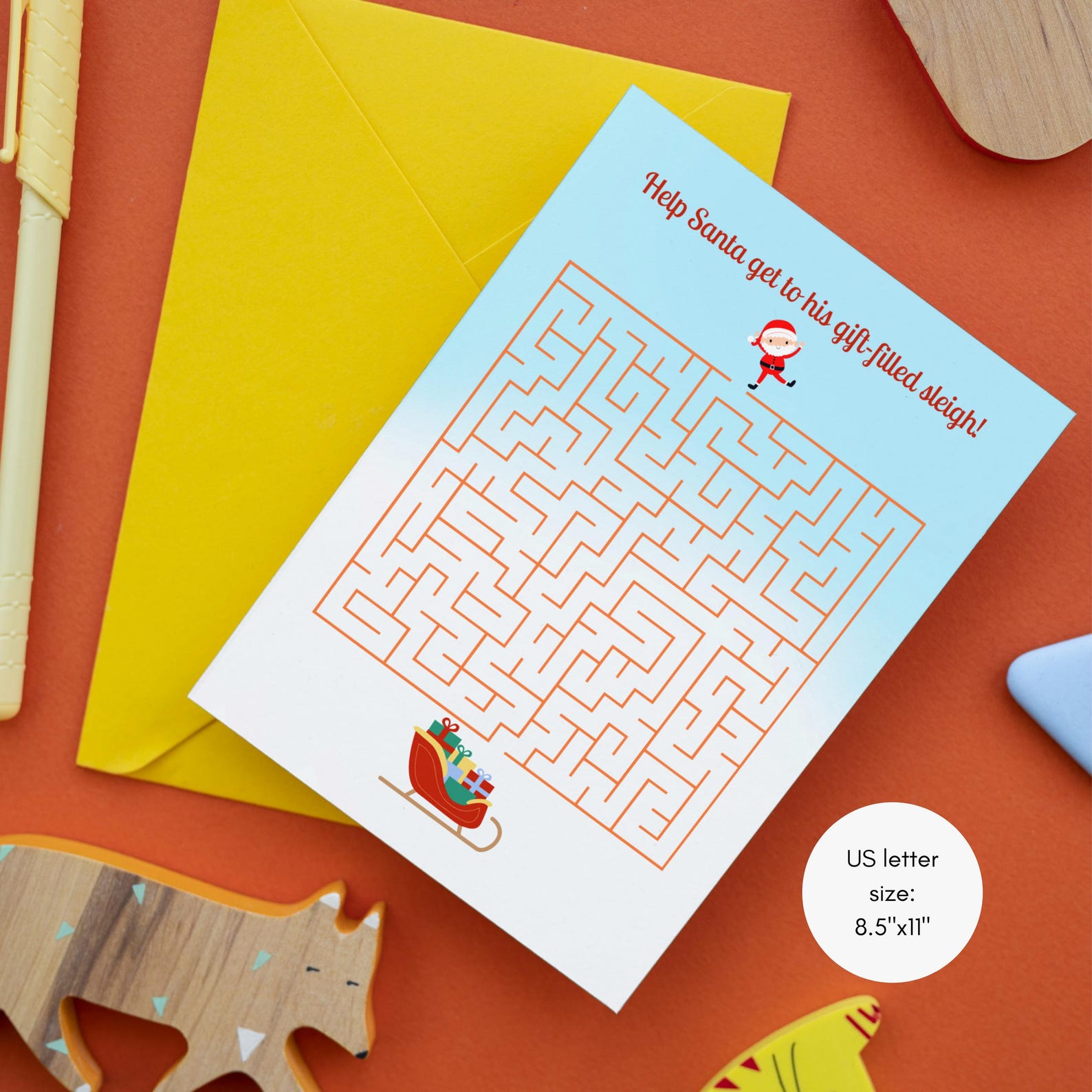 Christmas Maze Puzzles: Santa Labyrinth for Kids & Adults (digital ...