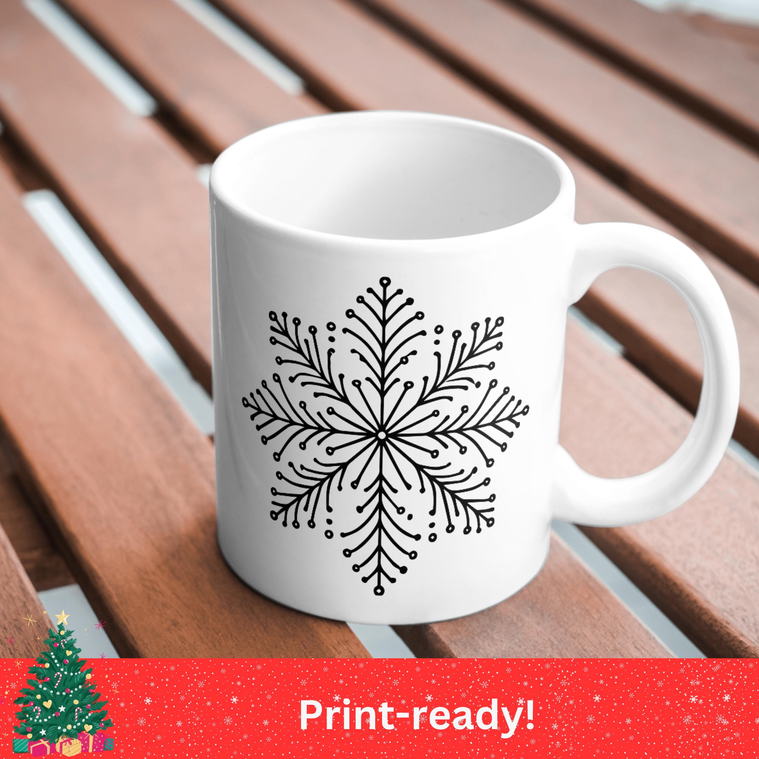 Snowflake Svg Bundle, Blank Snowflake Svg, Winter Snowflake Bundle ...