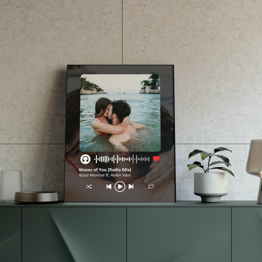 Personalized Song Player Print: Custom Music Poster (digital Download ...